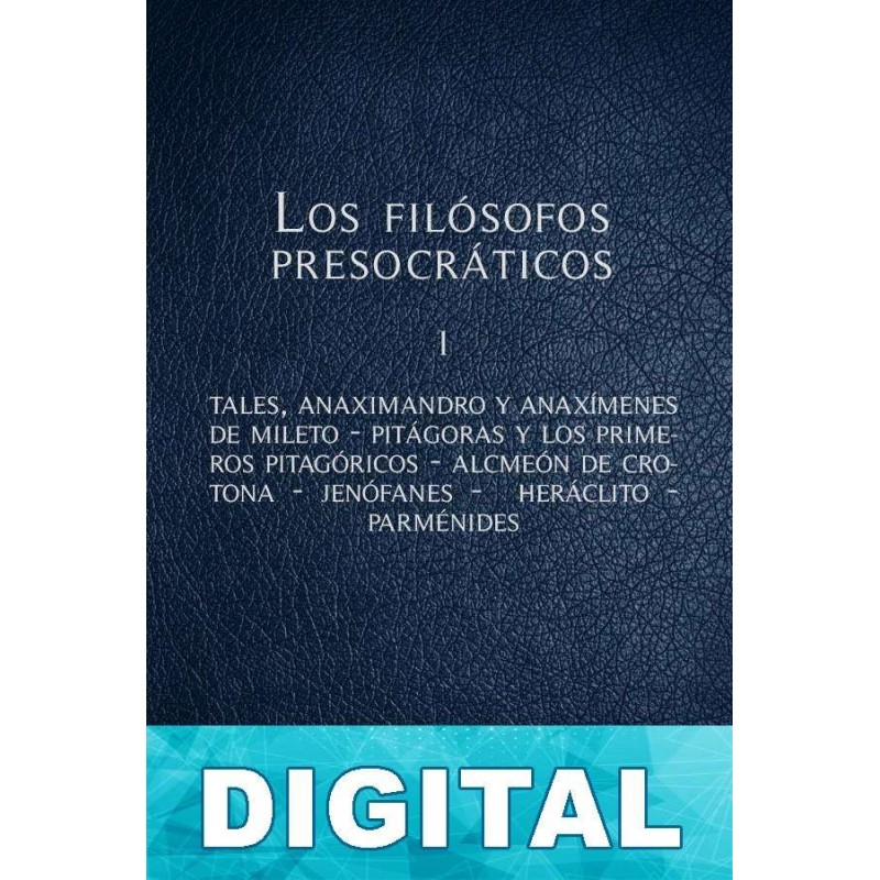 Los filósofos presocráticos I Libro PDF Epub o Mobi (Kindle)